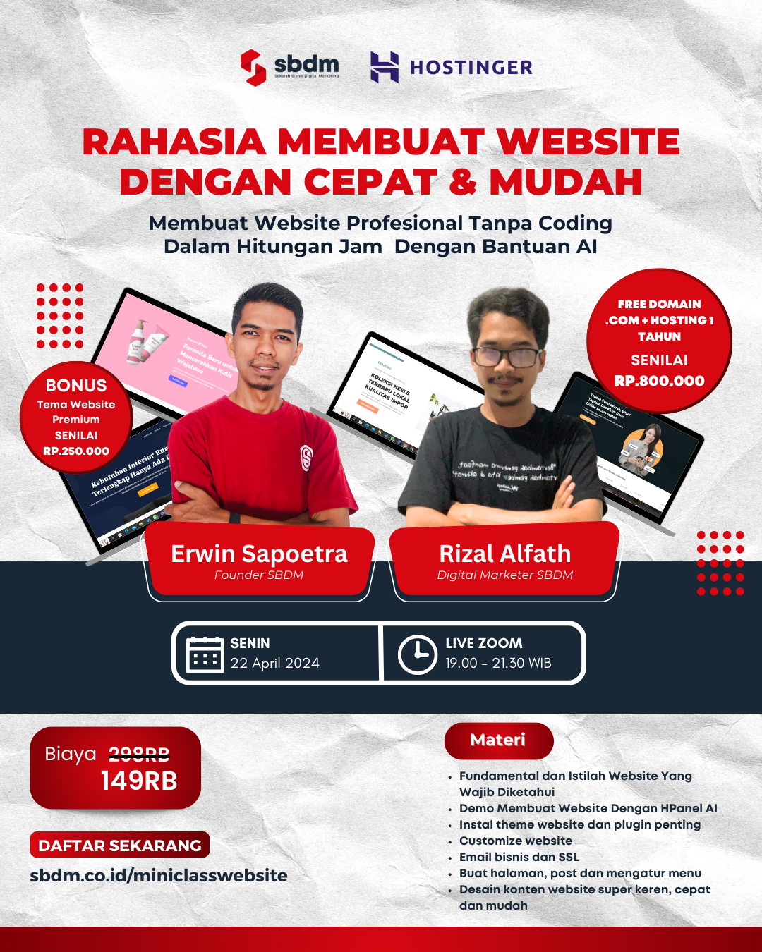 Checkout Miniclass Website